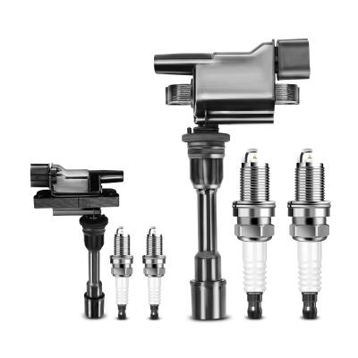 China 2x Black Ignition Coil & 4x IRIDIUM Spark Plug Kits for Mazda Protege Protege5 for sale