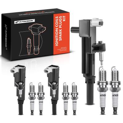 China 3x Black Ignition Coil & 6x IRIDIUM Spark Plug Kits for Dodge Dakota Jeep Ram for sale