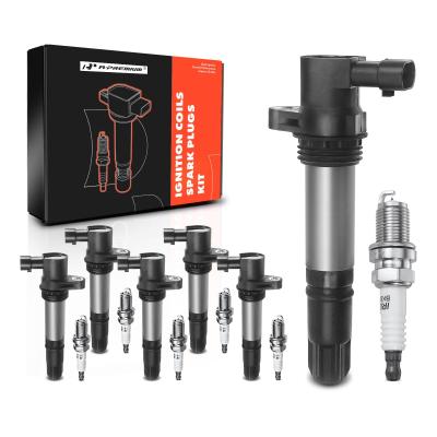China 6x Ignition Coil & IRIDIUM Spark Plug Kits for Land Rover Freelander 03-05 2.5L for sale