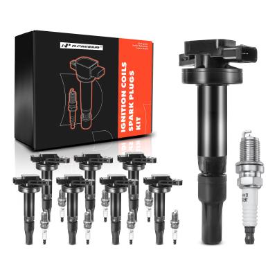 China 8x Ignition Coil & IRIDIUM Spark Plug Kits for Land Rover Range Rover LR3 Jaguar for sale