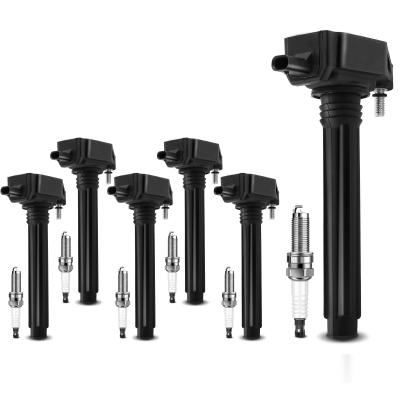 China 6x Black Ignition Coil & IRIDIUM Spark Plug Kits for Dodge Durango Jeep Ram VW for sale
