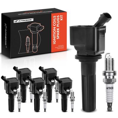 China 6x Black Ignition Coil & IRIDIUM Spark Plug Kits for Chevrolet Trailblazer 06-09 for sale