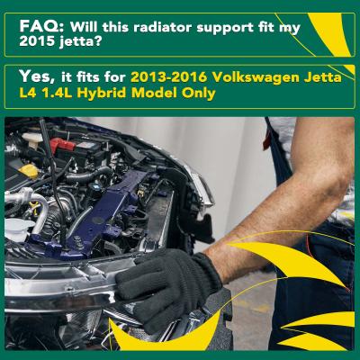 China Front Radiator Support Assembly for Volkswagen Jetta 2013-2016 1.4L for sale