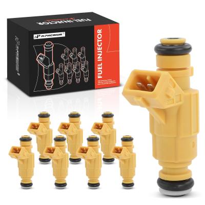 China 8x Yellow Fuel Injectors for Porsche Cayenne 2003-2006 V8 4.5L for sale