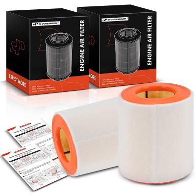China 2x Engine Air Filter for Audi A6 Quattro A7 Quattro 2012-2018 S6 S7 3.0L 4.0L for sale