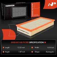 China 2x Engine Air Filter with Flexible Panel for Ford Freestar Thunderbird Lincoln LS for sale