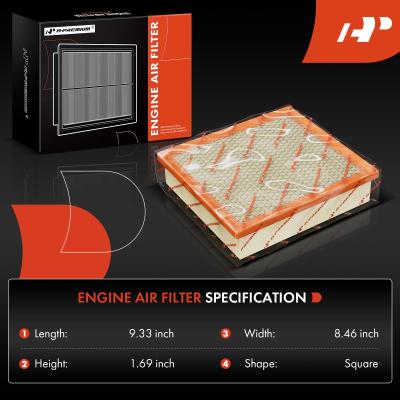 China 2x Engine Air Filter with Flexible Panel for Dodge Journey 2009-2020 for sale