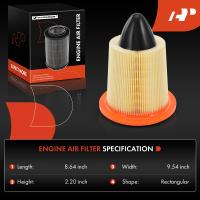 China 2x Engine Air Filter for Ford Contour 1998-2000 Mustang 1994-2004 for sale