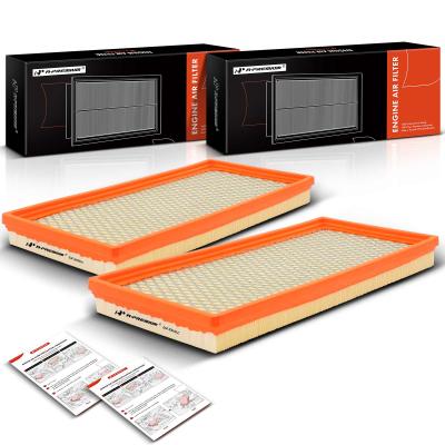 China 2x Engine Air Filter with Flexible Panel for Jeep TJ Wrangler 1997-2006 for sale