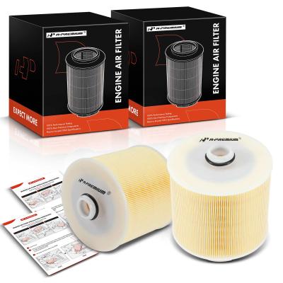 China 2x Engine Air Filter for Audi A6 2006-2011 A6 Quattro 2005-2011 for sale