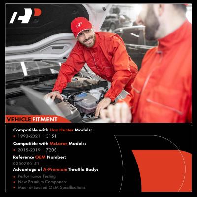 China Throttle Body Assembly for McLaren 720S 2015-2019 Uaz Hunter 3151 with TPS Sensor for sale