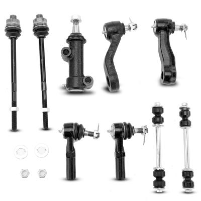 China 9x Front Sway Bar Link Tie Rod Idler Pitman Arm Kit for Chevy Silverado 2500 GMC for sale