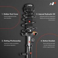 China 2x Front Complete Strut & Coil Spring Assembly for Hyundai Tiburon 2003-2008 for sale