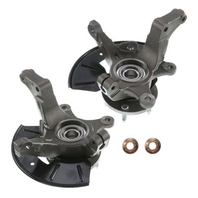 China 2x Front Steering Knuckle & Wheel Hub Bearing Assembly for Ford Escape for sale