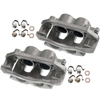 China 2x Front Brake Caliper with Bracket for Dodge Dakota Ram 1500 Mitsubishi for sale
