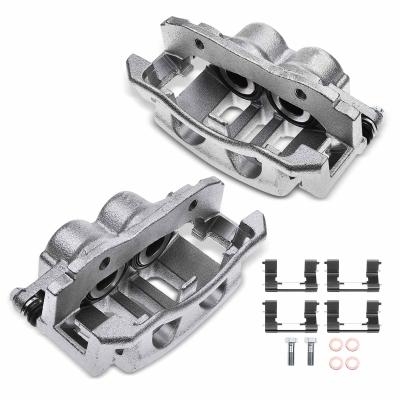 China 2x Front Brake Caliper with Bracket for Ford Crown Victoria Lincoln Town Car for sale