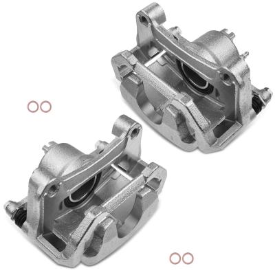 China 2x Front Brake Caliper with Bracket for Nissan Maxima Sentra 2009-2012 for sale