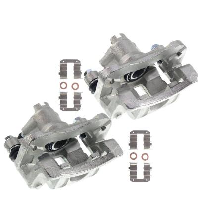 China 2x Rear Brake Caliper with Bracket for Kia Rio Hyundai Accent Dodge Attitude for sale