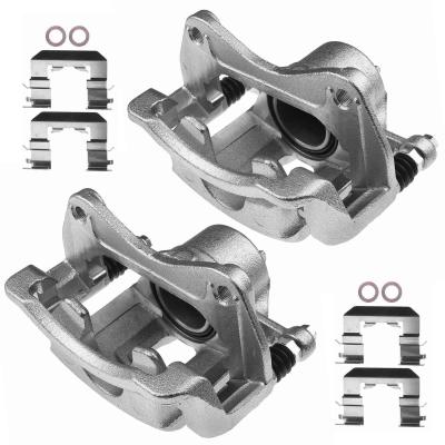 China 2x Front Brake Caliper with Bracket for Hyundai Accent 18-21 Kia Rio 12-20 for sale