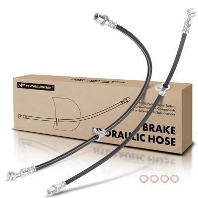 China 2Pcs Front Brake Hydraulic Hose for Subaru Outback 2010-2014 for sale