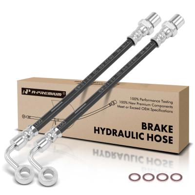 China 2Pcs Rear Outer Brake Hydraulic Hose for Subaru Outback 2000-2004 Baja Legacy for sale