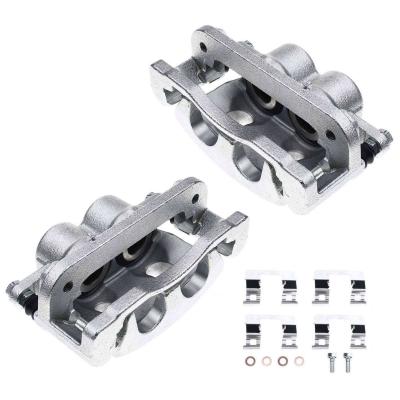 China 2x Front Brake Caliper with Bracket for Chevrolet Silverado 1500 GMC 2007-2008 for sale