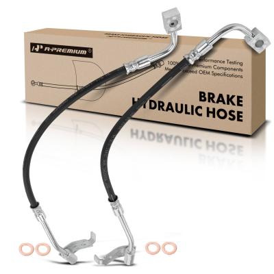 China 2Pcs Rear Brake Hydraulic Hose for Jeep Wrangler 2007 V6 3.8L for sale