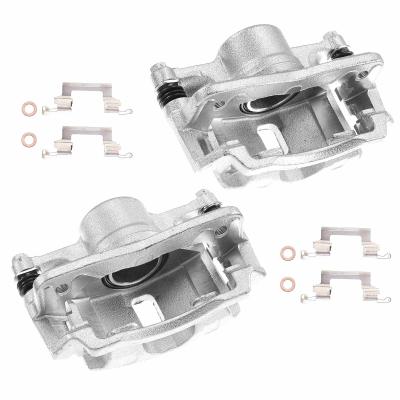 2x Front Brake Caliper with Bracket for Honda Civic 1996-2011 Acura EL 1997-2000