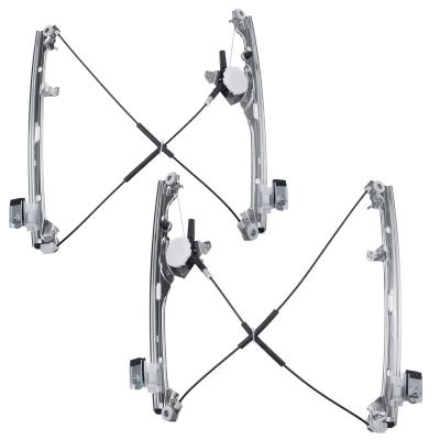 China 2x Front Window Regulator without Motor for Chevy Silverado 1500 GMC Cadillac for sale