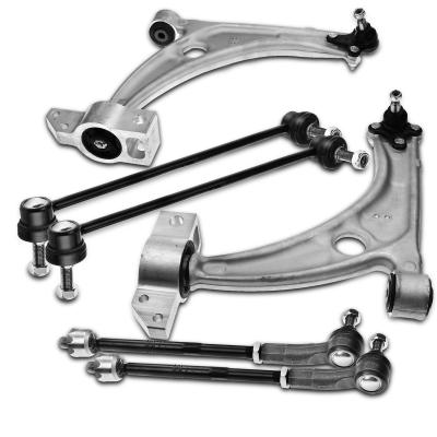 China 8x Front Control Arms Ball Joints Sway Bar End Links Kit for VW CC Passat Tiguan for sale