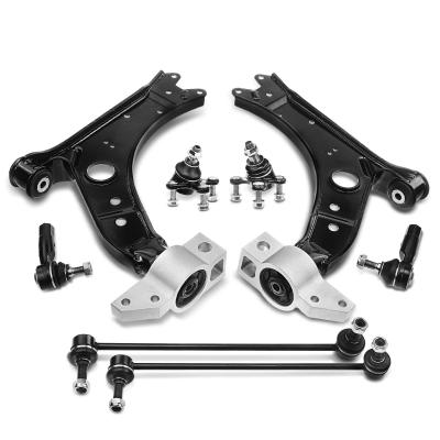 China 8x Front Control Arm with Ball Joint Sway Bar Link for Audi A3 VW Golf Eos for sale