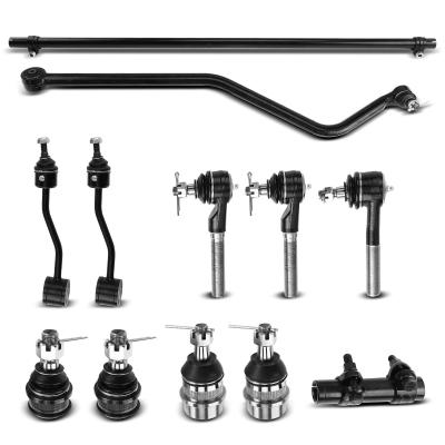 China 12x Front Stabilizer Bar End Link Tie Rod End Kit for Jeep TJ Wrangler 97-06 4WD for sale
