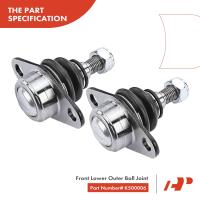 China 2x Front Lower Outer Ball Joint for Mini Cooper 2002-2006 SOHC for sale