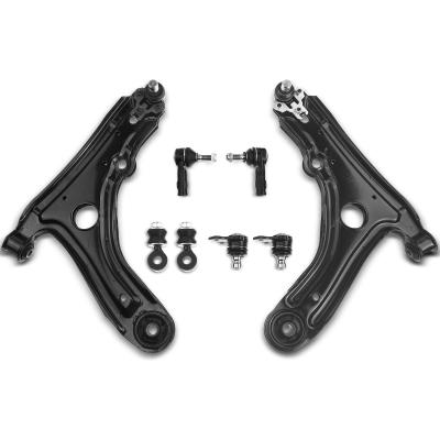 China 8x Front Control Arm with Ball Joint Tie Rod End Link Kit for VW Cabrio Golf for sale