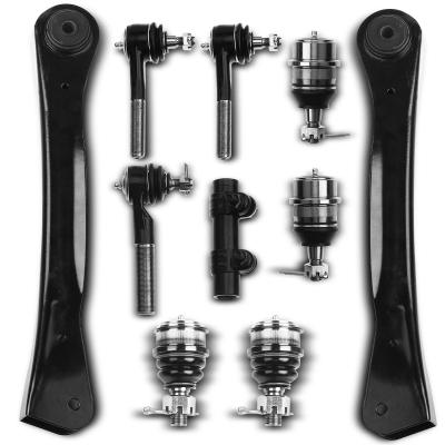 China 10x Front Control Arm with Ball Joint Tie Rod End for Jeep Cherokee TJ Wrangler for sale