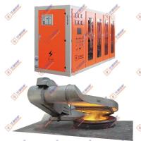 China First Class Medium Frequency Electric Induction Melting System 4.0T Capacity 3000KW Power with IGBT Technology for sale