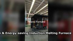 High-efficiency & energy-saving IGBT induction power supply cabinet and steel shell furnace