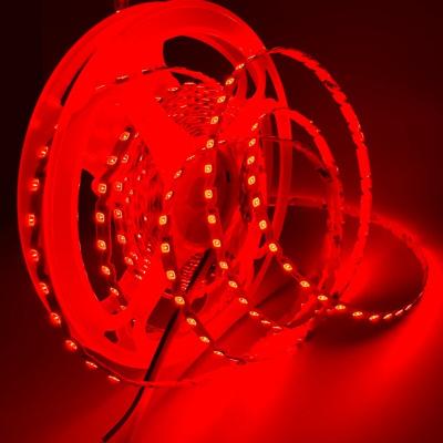 China Red Color 2835 Flexible Smd Led Strip 120led/m With Zigzag 3m Adhesive Tape for sale