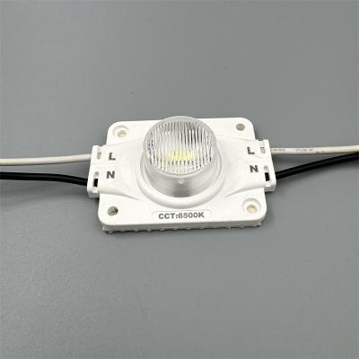 China AC110V Edge Lighting Module 2W 15x50 Degree IP67 For Deep Light Box for sale