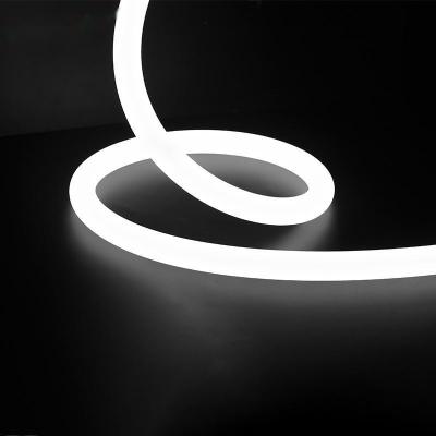 China 360 Degree Round Silicone Neon Tube D22 DC24V For Commercial Atmosphere Decor for sale