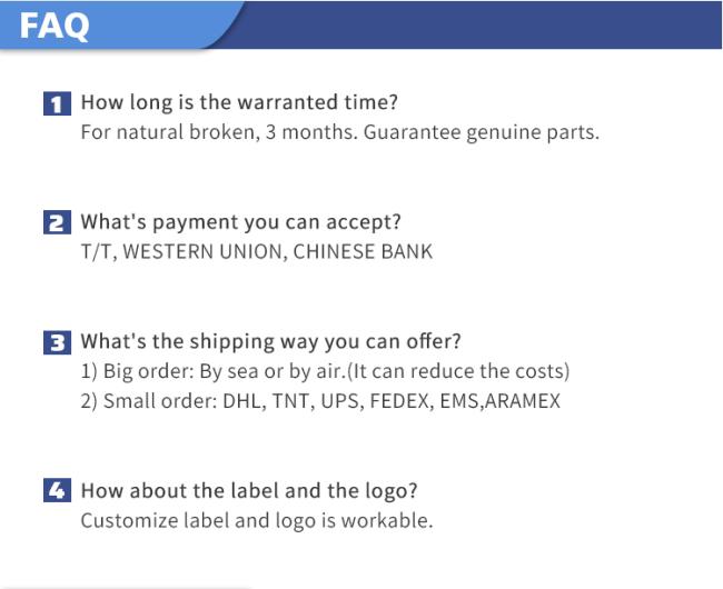 FAQ about our products