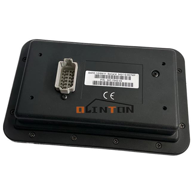 Excavator display monitor technical details