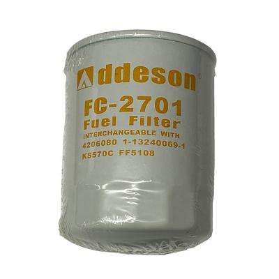 China FC-2701 Filtro de injecção de combustível 420680 1-13240069-1 KS570C FF5180 para ZX210 ZX230 ZX240 à venda