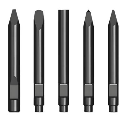 China Various Models SB40 Construction Machinery Parts Excavator Crusher Drill Rod Rock Breaking Hammer Blunt Chisel for Hammer for sale