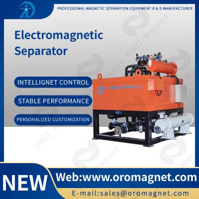 China Program Controlled Water Cooling magnetic separator machine 30000 Gauss for sale
