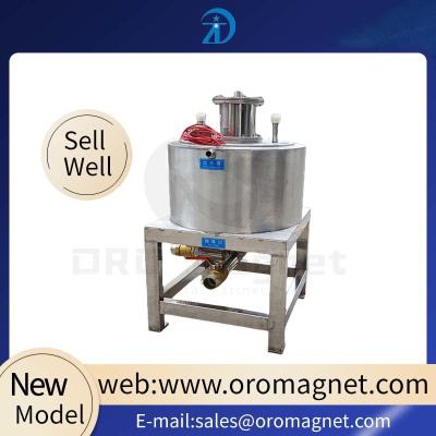 China Small Manual Electro Magnetic Separator For Non Metallic Mineral Raw Materials Ceramics Slurry Pigment Mixture for sale