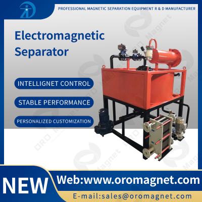 Cina Separatore magnetico indotto ad alta intensità del rotolo del laboratorio per i residui della ceramica dei minerali metalliferi in vendita