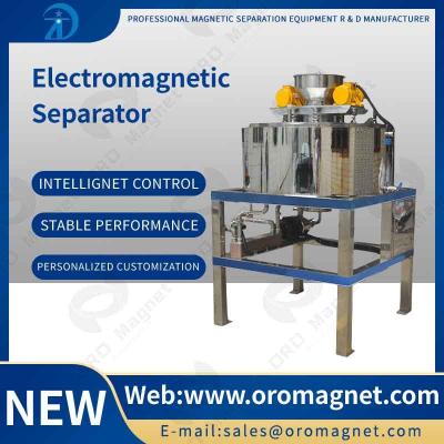 China Stainless steel Wet Magnetic Separator suitable for ceramic slurry battery paste、pigment for sale