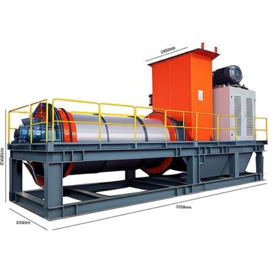 China High Capacity Magnetic Separator Machine with Circulating Running 5-10T/H and 2300*2300*3200mm for sale