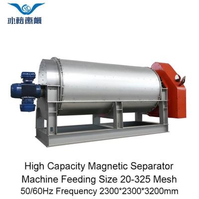 China High Capacity Magnetic Separator Machine for Feeding Size 20-325 Mesh 50/60Hz Frequency 2300*2300*3200mm for sale